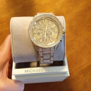 Michael Kors | Accessories | Michael Kors Wren Chronograph Ladies Watch ...